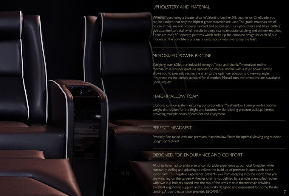 Elite Home Theater Seating - Look Book - Page 7
